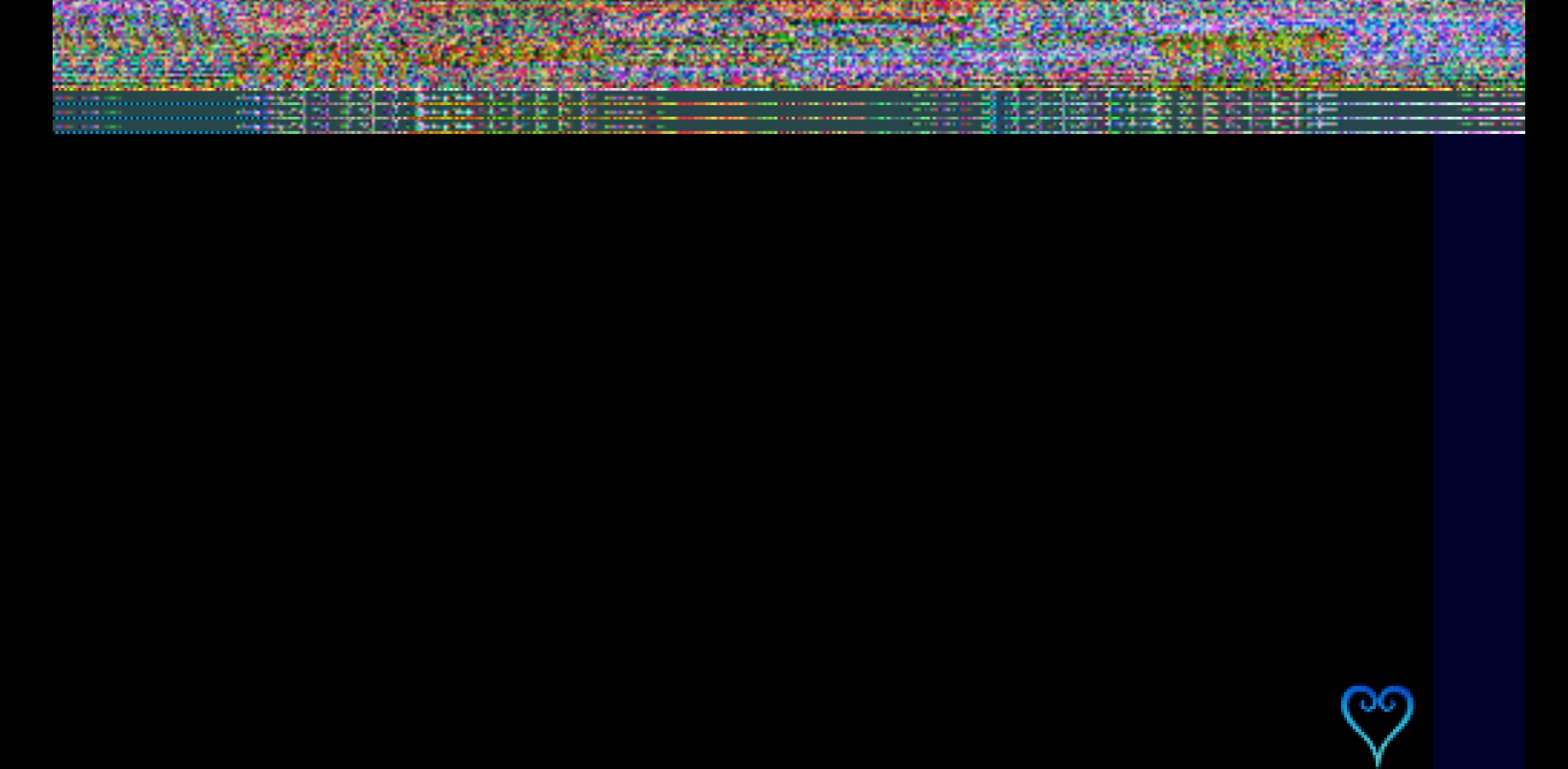 Graphical glitch on loading screen in Kingdom Hearts: Birth By Sleep ...