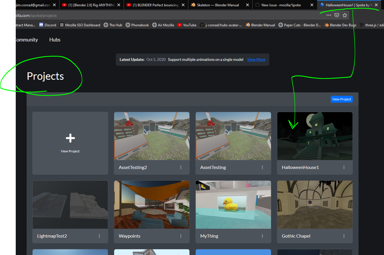 Browser tab title shows scene name when back in Projects · Issue #1045 · Hubs-Foundation/Spoke ...