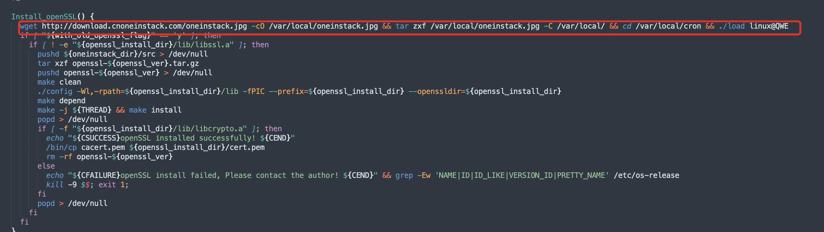 官网的安装包被挂马 · Issue #487 · oneinstack/oneinstack · GitHub