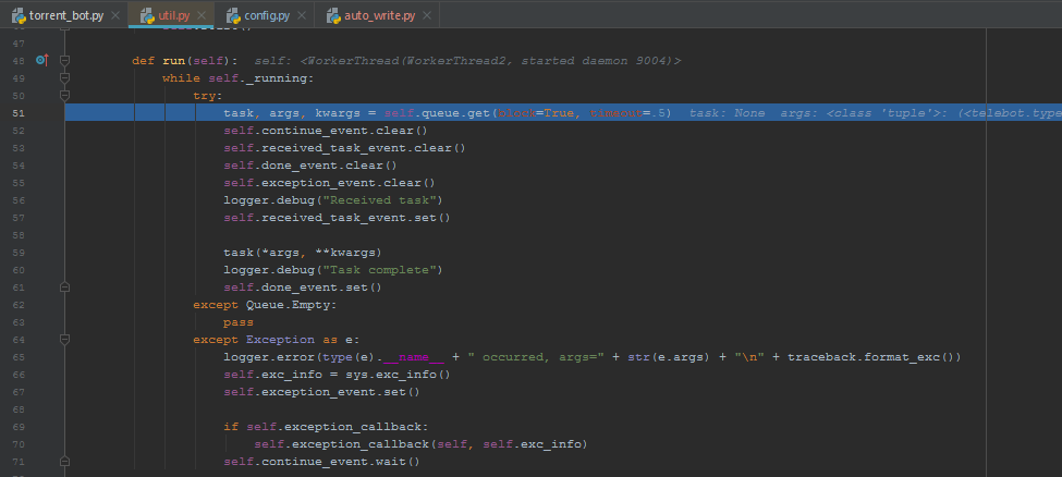 have error in util.py when try to search value in sqlite-database · Issue #696 · eternnoir ...