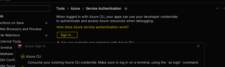 Managed Identity? · Issue #204 · JetBrains/azure-tools-for-intellij · GitHub