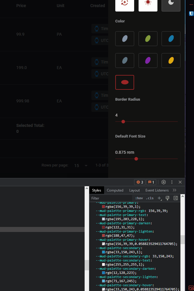 [Bug]Change Primary Color -> Some Colors Dont Update Till Refresh · Issue #479 · neozhu ...
