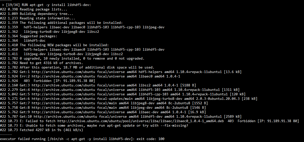 Building docker image on Windows 11 failed at "/bin/sh -c make install -j4" · Issue #19 · tmcg0 ...