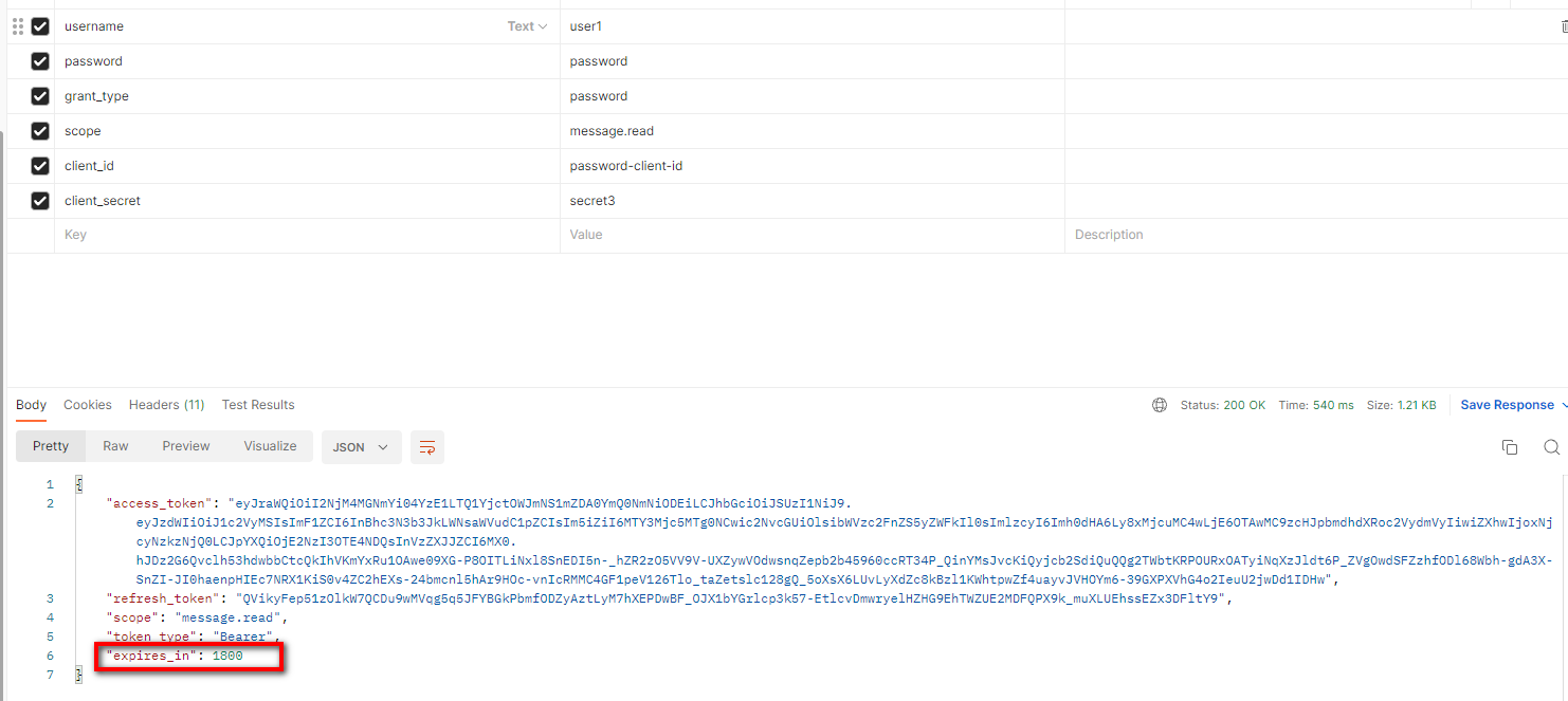 oauth2_client_token_settings failed to set the token valid time · Issue ... oauth2_client_token_settings failed to set the token valid time · Issue ...
