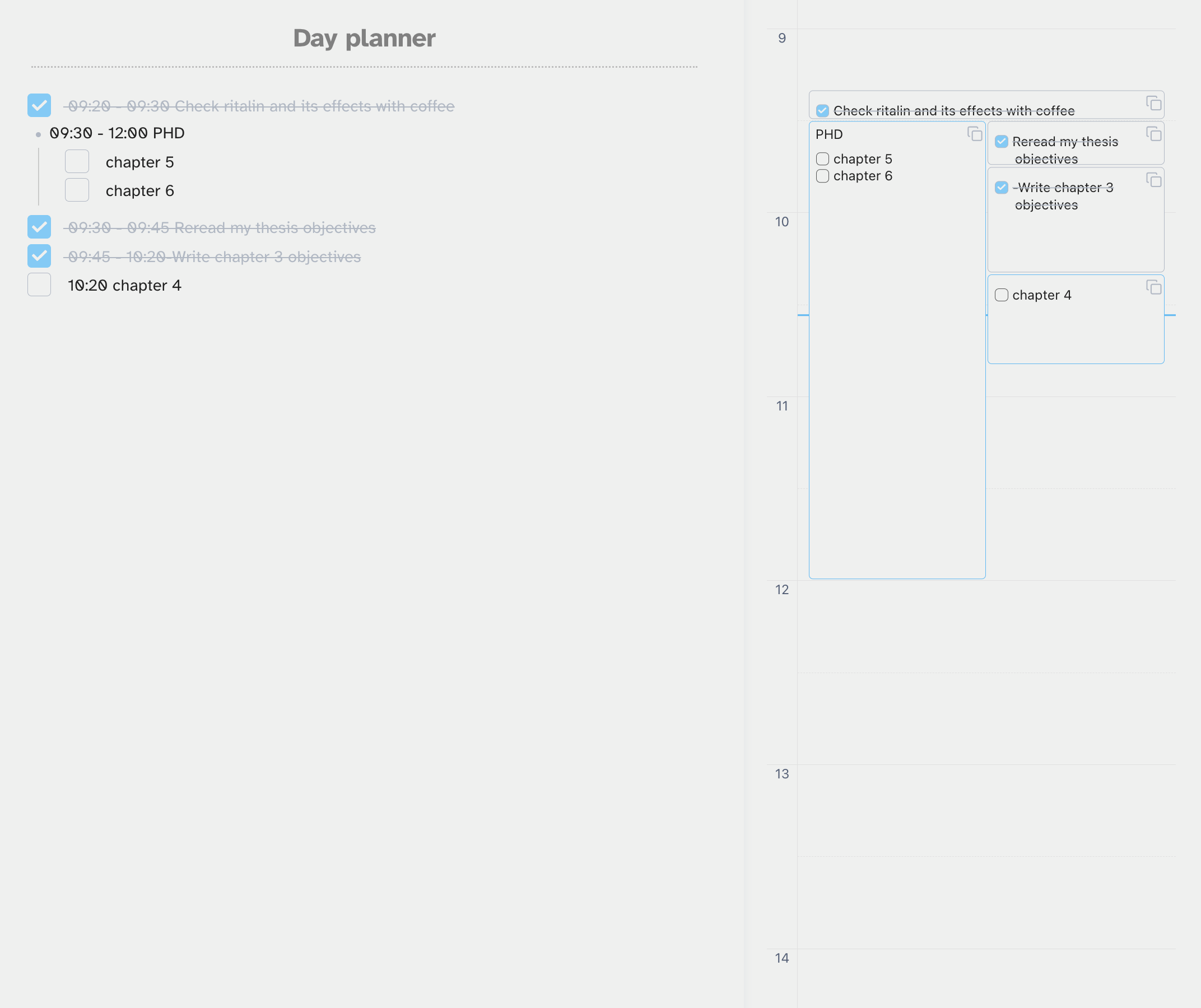 feature request: different background color for past tasks or completed task · Issue #275 · ivan ...