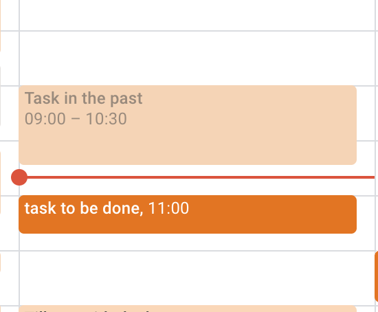 feature request: different background color for past tasks or completed task · Issue #275 · ivan ...