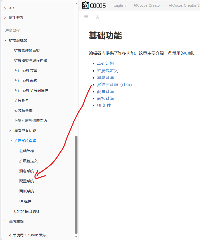 扩展系统详解的侧边栏中少了一个 I18n · Issue 2683 · Cocoscocos Docs · Github 