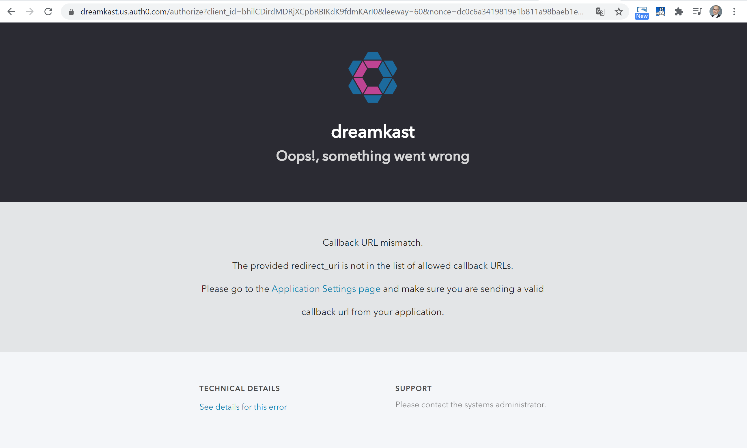 Dreamkast(Production)にログインするとCallback URL mismatchエラー · Issue #211 · cloudnativedaysjp/dreamkast ...