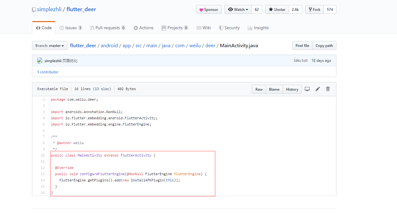 项目一运行sp初始化报错，找了好久没找到原因,大佬帮忙瞅瞅，谢谢！ · Issue #89 · simplezhli/flutter_deer · GitHub