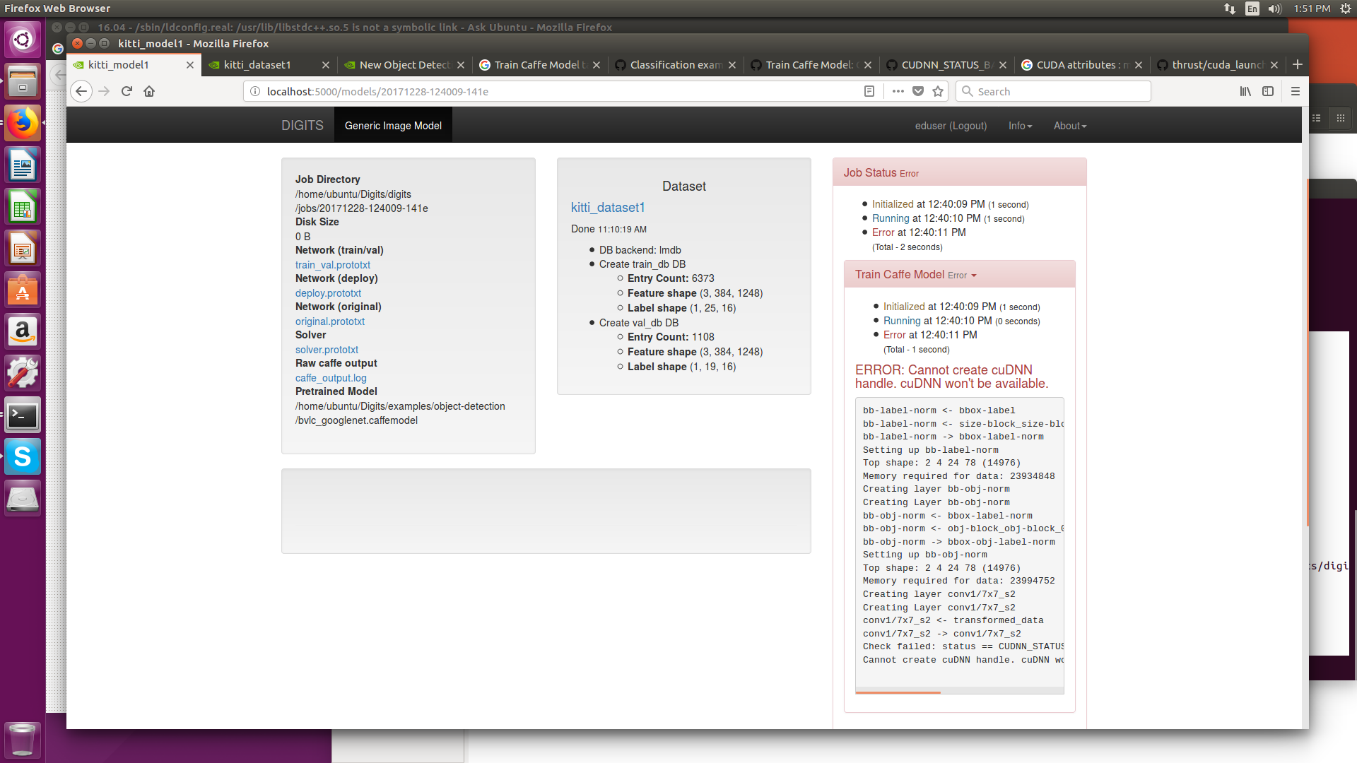 Classification Example Cannot Create Cudnn Handle · Issue 875 · Nvidia Digits · Github