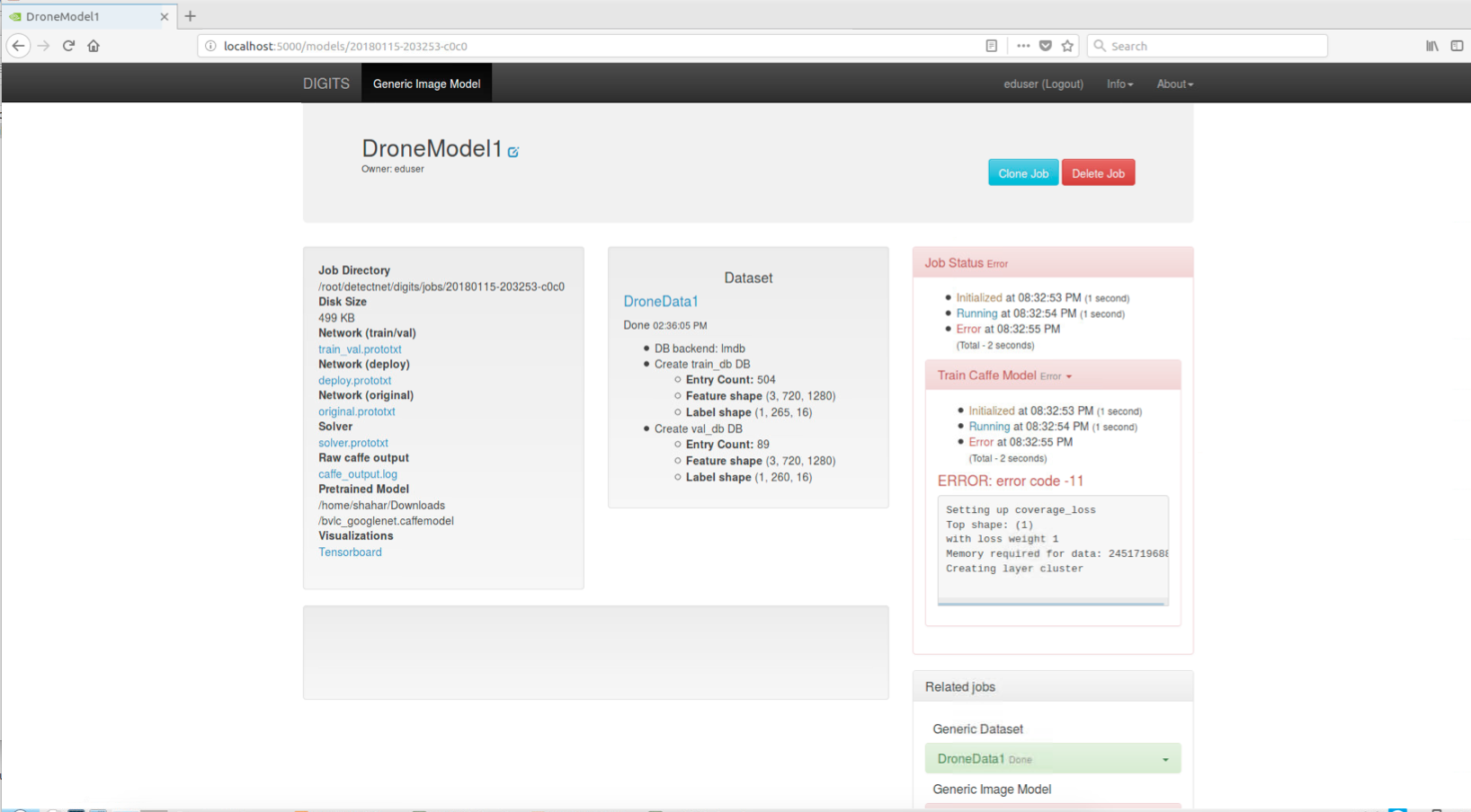 Train Caffe Model Task Failed With Error Code 9 · Issue 1402