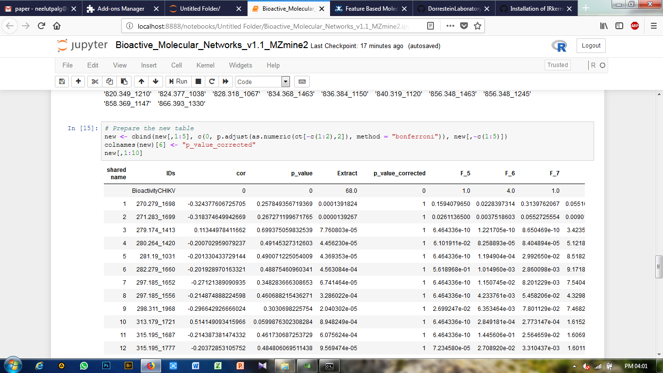 Installation of IRkernel · Issue #8 · DorresteinLaboratory/Bioactive_Molecular_Networks · GitHub