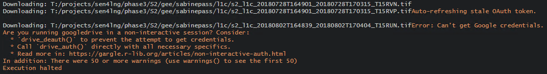 ee_imagecollection_to_local() cannot renew Google drive credentials · Issue #163 · r-spatial ...