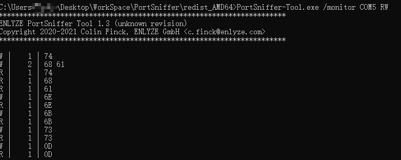 "R" Command can not work . · Issue #4 · enlyze/PortSniffer · GitHub