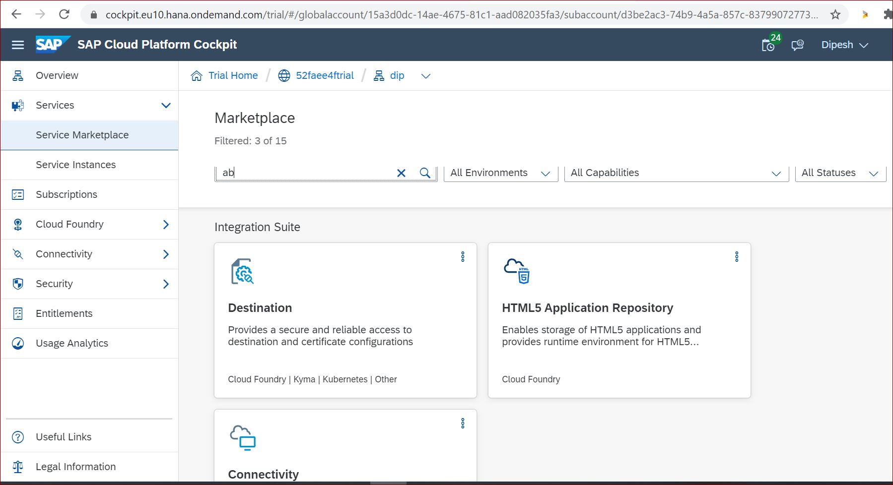 Create an SAP Cloud Platform ABAP Environment Trial User · Issue #5890 · sap-tutorials/Tutorials ...