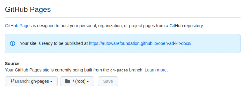 Create an Open AD Kit documentation site · Issue #35 ...