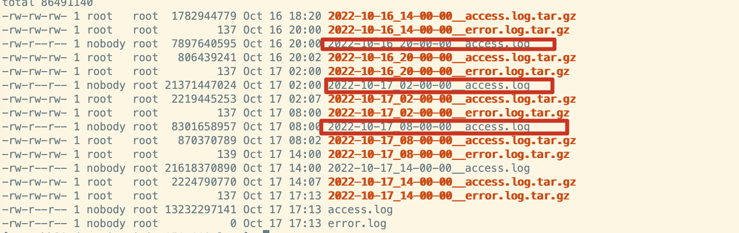 request help: unable to collect logs when log-rotate plugin is enabled · Issue #5658 · apache ...
