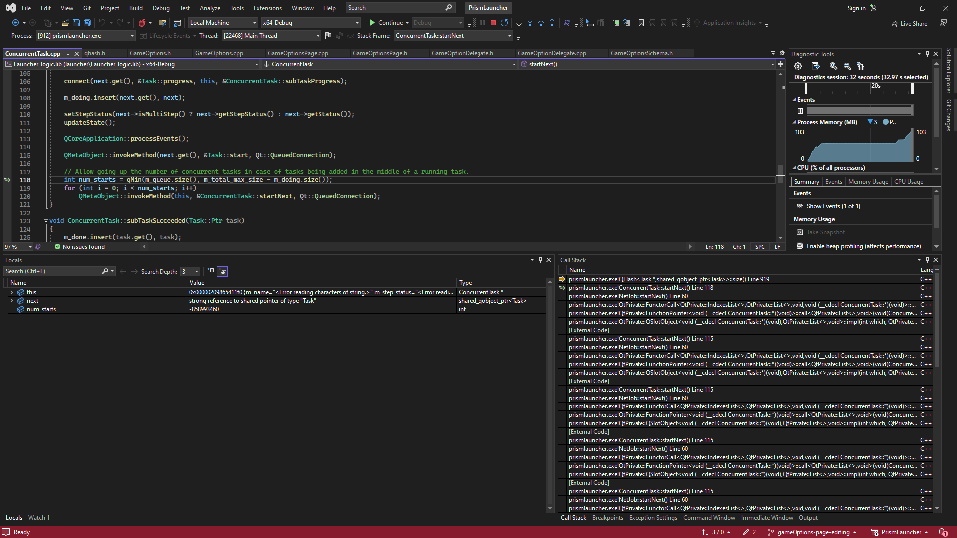Quick scrolling of the modpack list at adding instance screen crashes the app on windows 10 ...