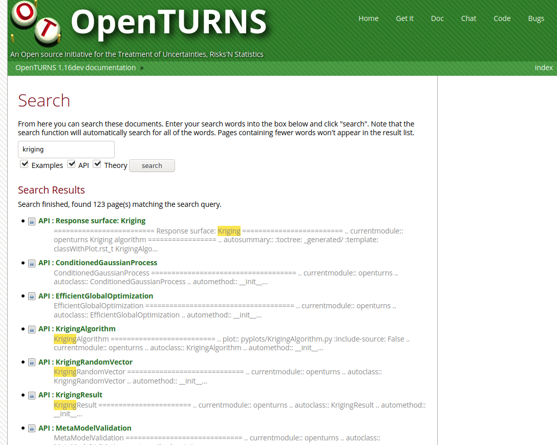 Examples not prefixed in the search engine · Issue #1659 · openturns/openturns · GitHub