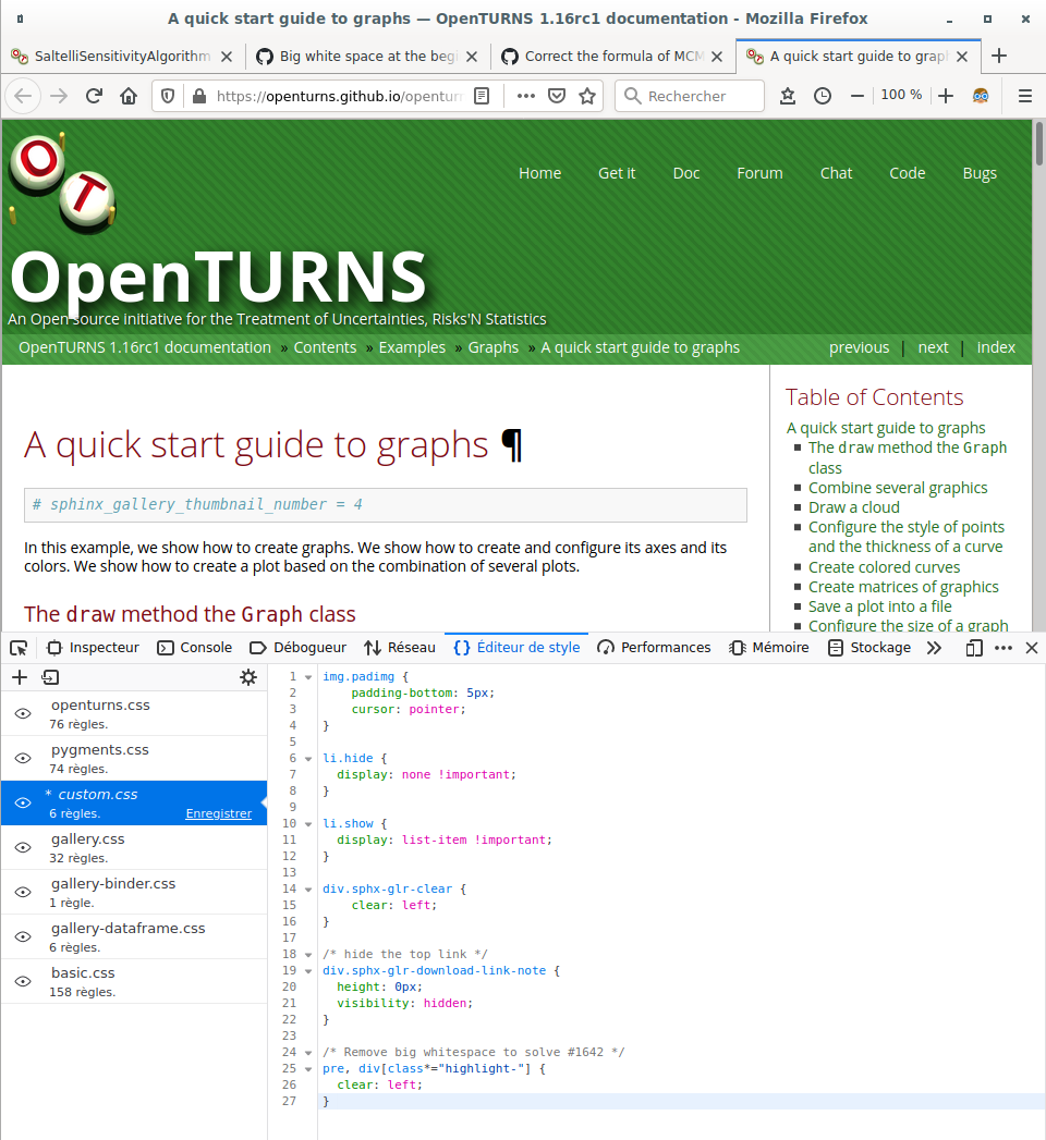 Big white space at the beginning of examples · Issue #1642 · openturns/openturns · GitHub