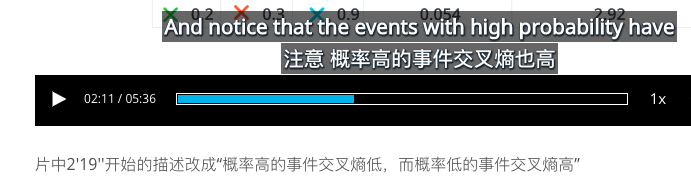 2自然语言处理> 课程3：神经网络简介 > [21. 交叉熵 2-损失函数]：备注问题 · Issue #181 · udacity/cn-nlp-issue-report · GitHub