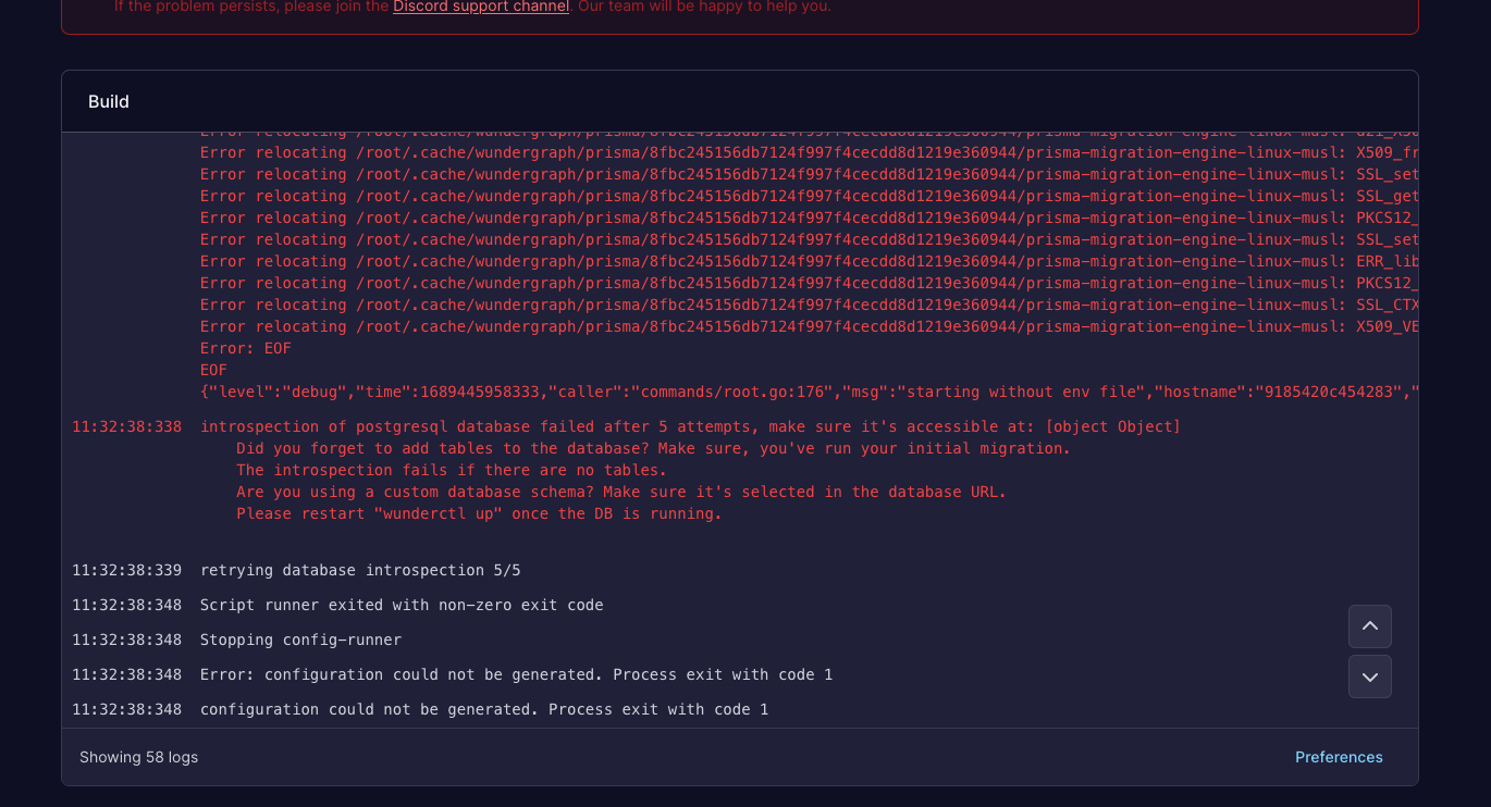 Issue Wg Fails To Inspect Postgres Database · Issue 1104 · Wundergraphwundergraph · Github 1317