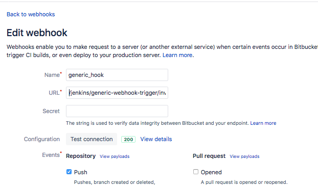 Ability to extract Url parameters or post the parameters from the Bitbucket · Issue #103 ...