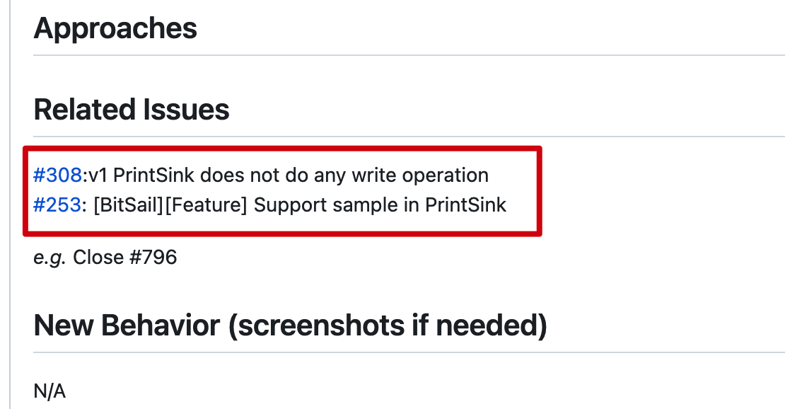 [BitSail][Feature] Support sample in PrintSink. · Issue #253 · bytedance/bitsail · GitHub