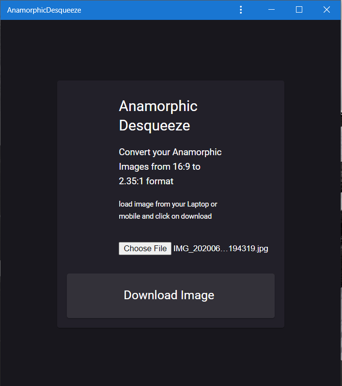 GitHub - nikunjsingh93/anamorphic_desqueeze: Convert your Anamorphic Images from 16:9 to 2.35:1 ...