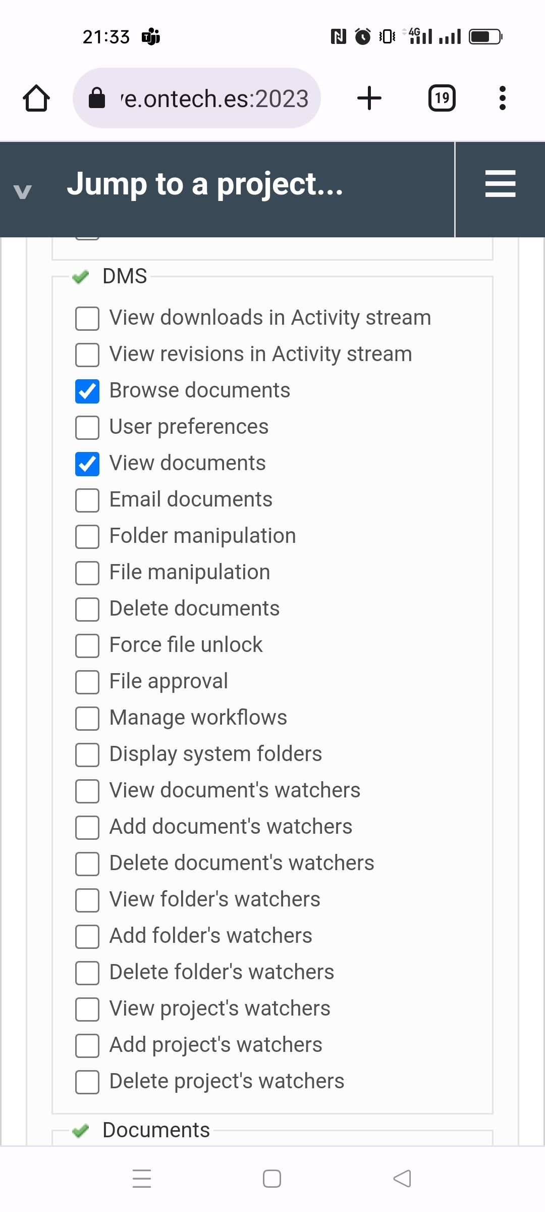 Watch permission won't work · Issue #1477 · danmunn/redmine_dmsf · GitHub