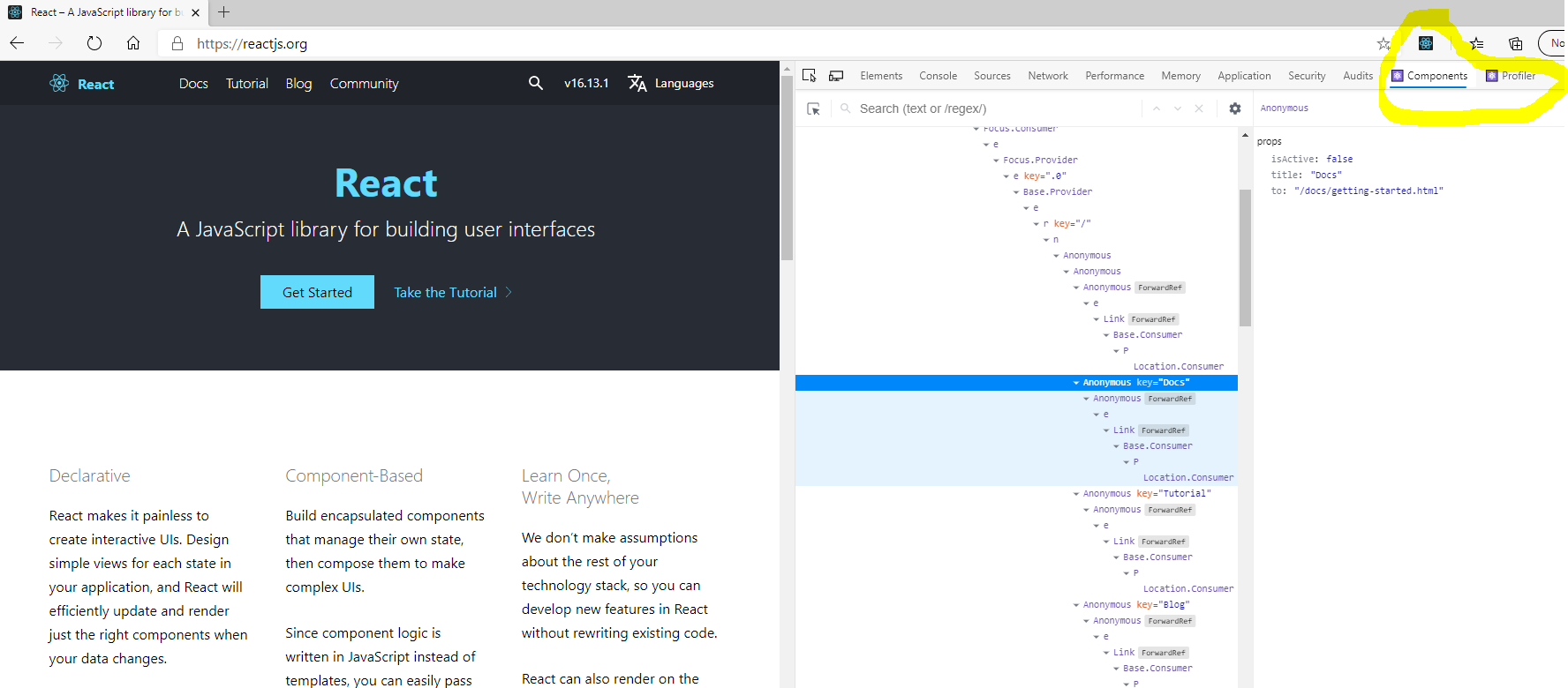 React Developer Tool Doesn T Show In Chromium Based Edge In Windows