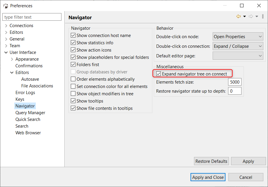 How to expand and activate left part with current path of active object ...