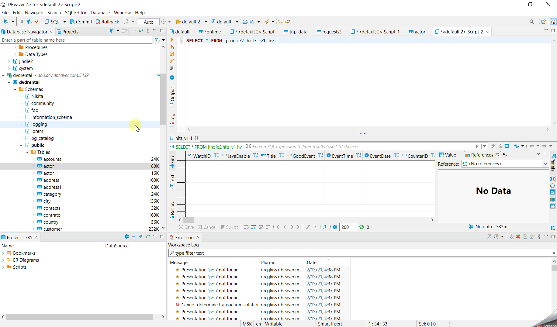 Toolbar is disabled in resultset after query execution · Issue #11332 · dbeaver/dbeaver · GitHub