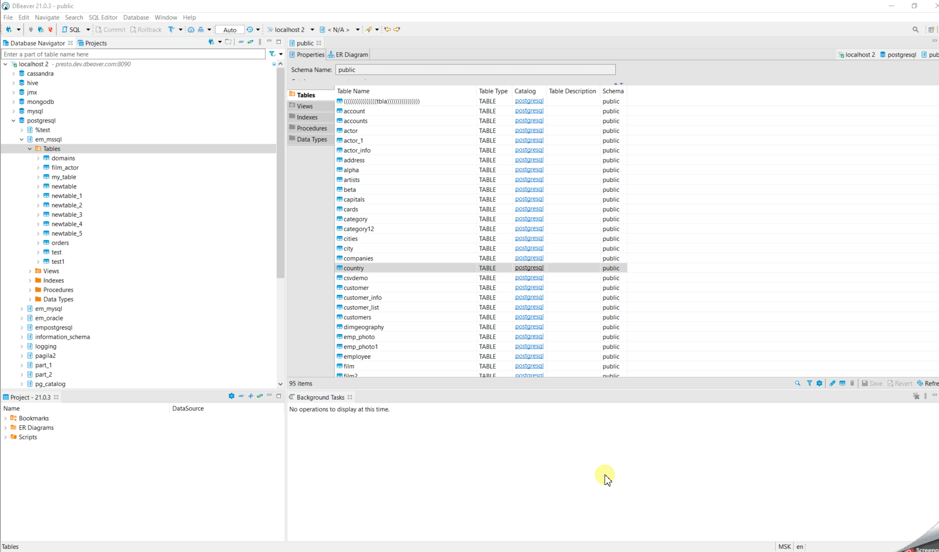 Table/View cannot be created/dropped using UI · Issue #12115 · dbeaver ...