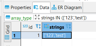 "Filter by column" option for a field defined as Array(LowCardinality ...