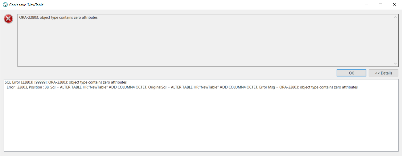 [Oracle] via UI columns creating problems · Issue #11542 · dbeaver ...