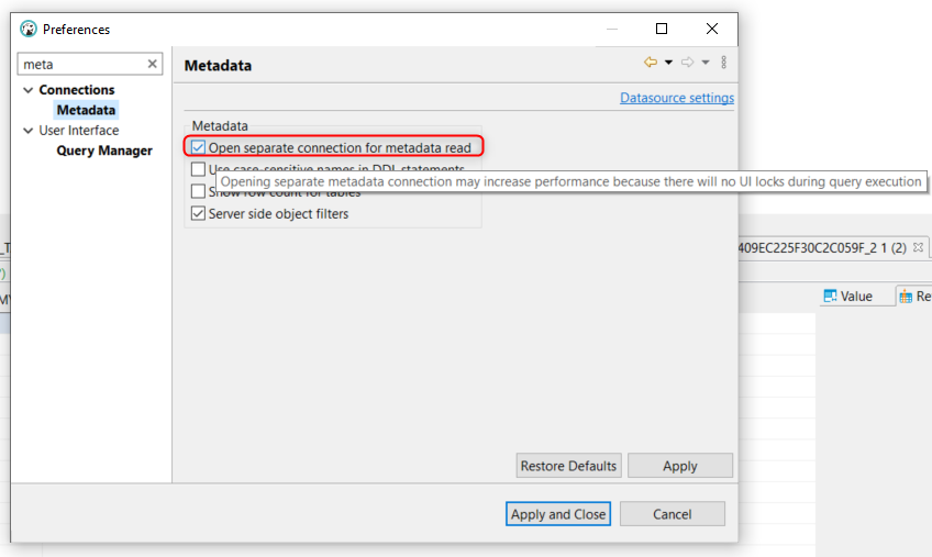 [SQL Editor][Database Navigator]: table declaration is always opening ...