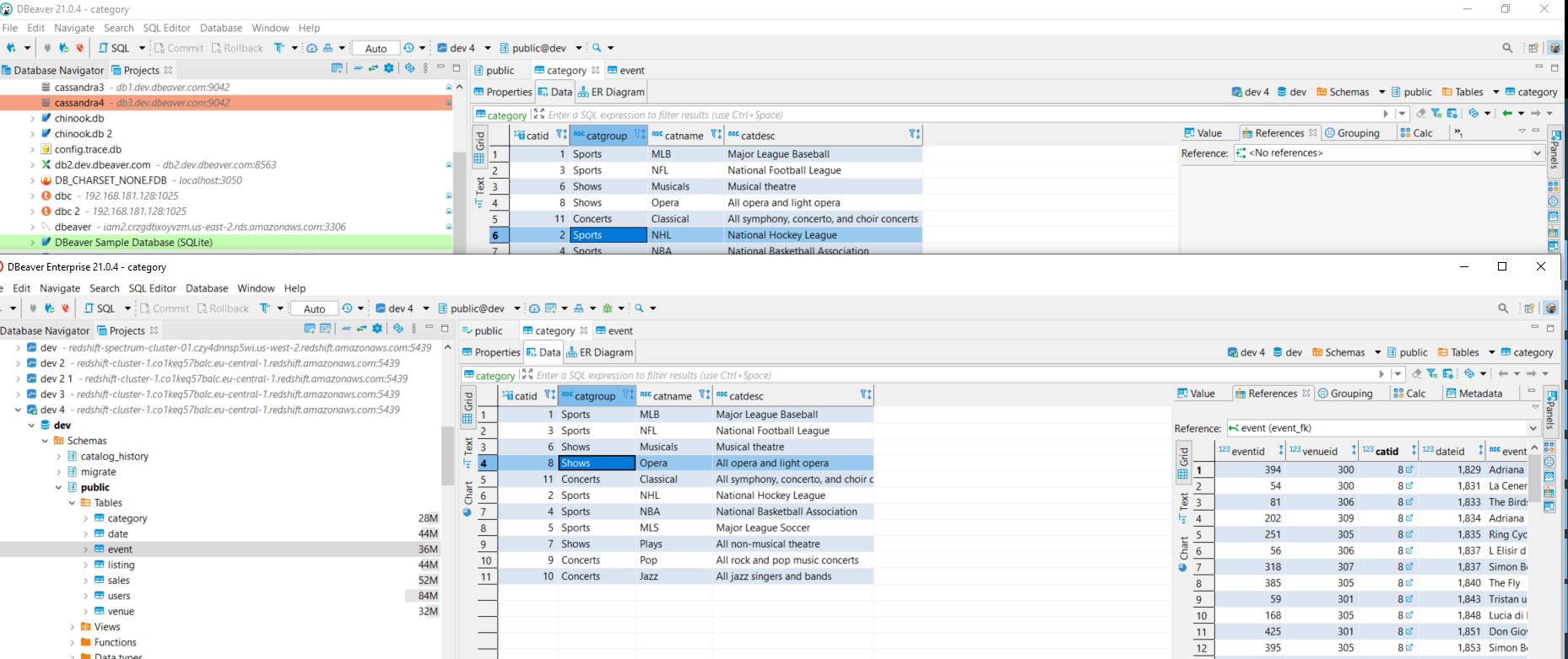 "Can't navigate" error show up when reference panel is open after query execution · Issue #11201 ...