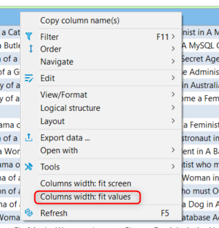 Column data does not fit cell · Issue #13007 · dbeaver/dbeaver · GitHub