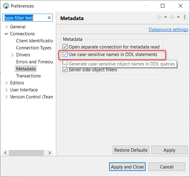 Get Column Name Of Auto generated SQL Script Double Quoted Issue 