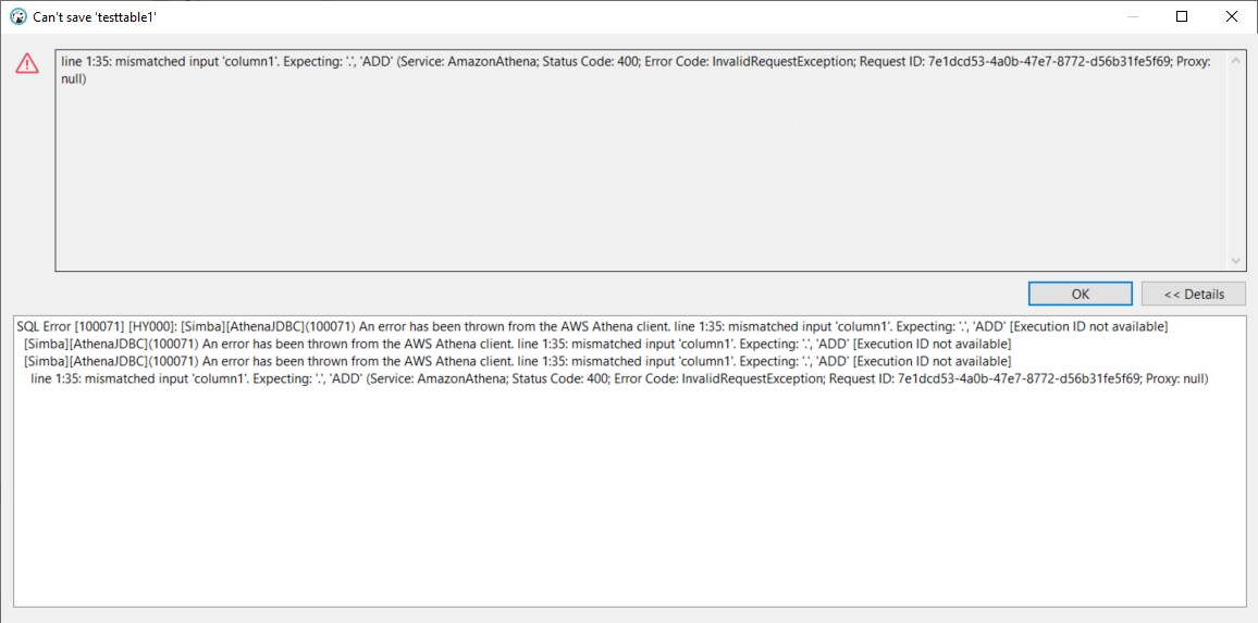 Table and column cannot be created · Issue #14143 · dbeaver/dbeaver ...