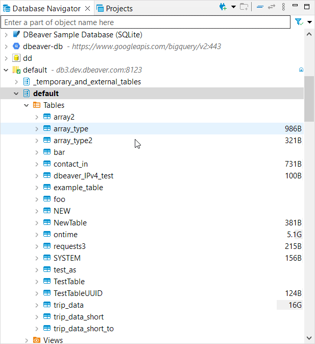 Clickhouse Table Size Is Lost In Navigator After Refresh · Issue 14433 · Dbeaverdbeaver · Github
