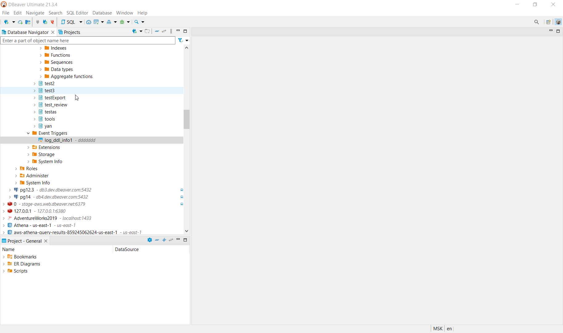 "Event triggers"-Tab for PostgreSQL · Issue #14566 · dbeaver/dbeaver · GitHub