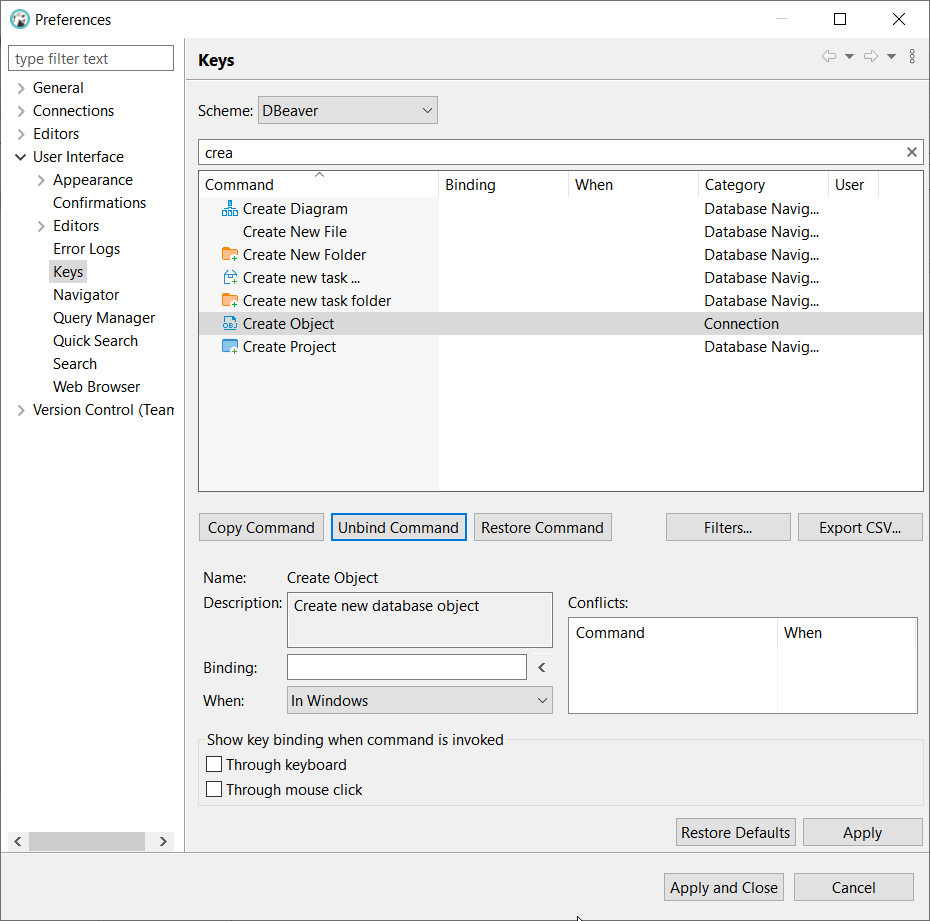 Improve Table editor workflow with (customizable) shortcuts · Issue ...