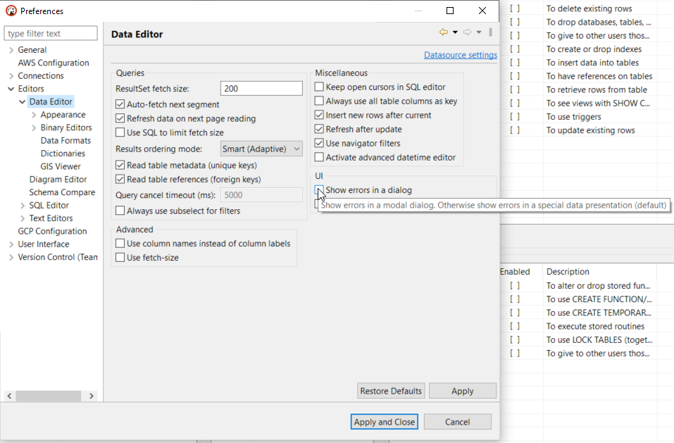 Error message persists and hides running query · Issue #17178 · dbeaver ...