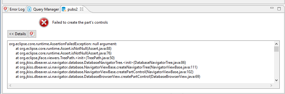 Exception appears for "browse from here" tab, if required object isn't ...