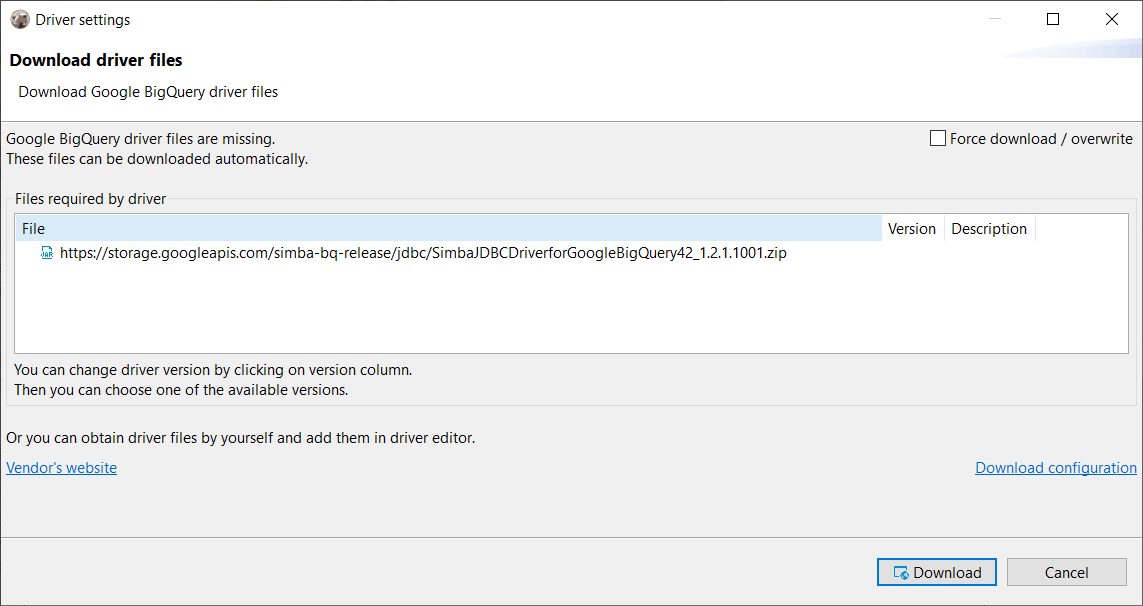 bigquery driver not updated · Issue #6641 · dbeaver/dbeaver · GitHub