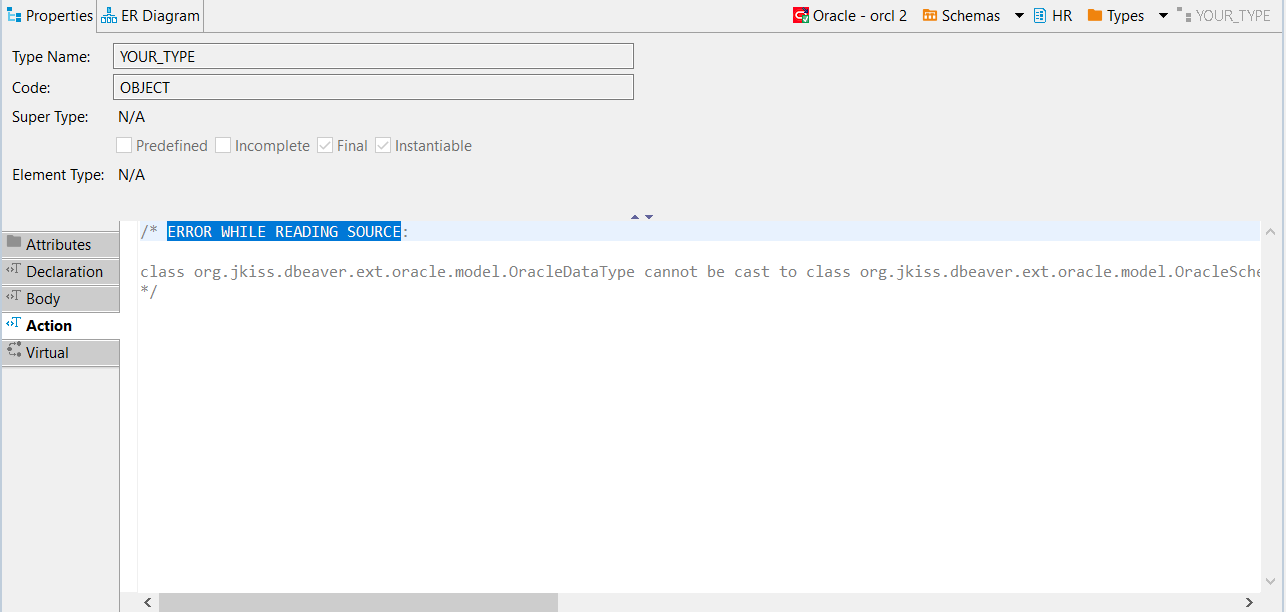 Error is shown instead of Action for Table Type · Issue #7228 · dbeaver ...