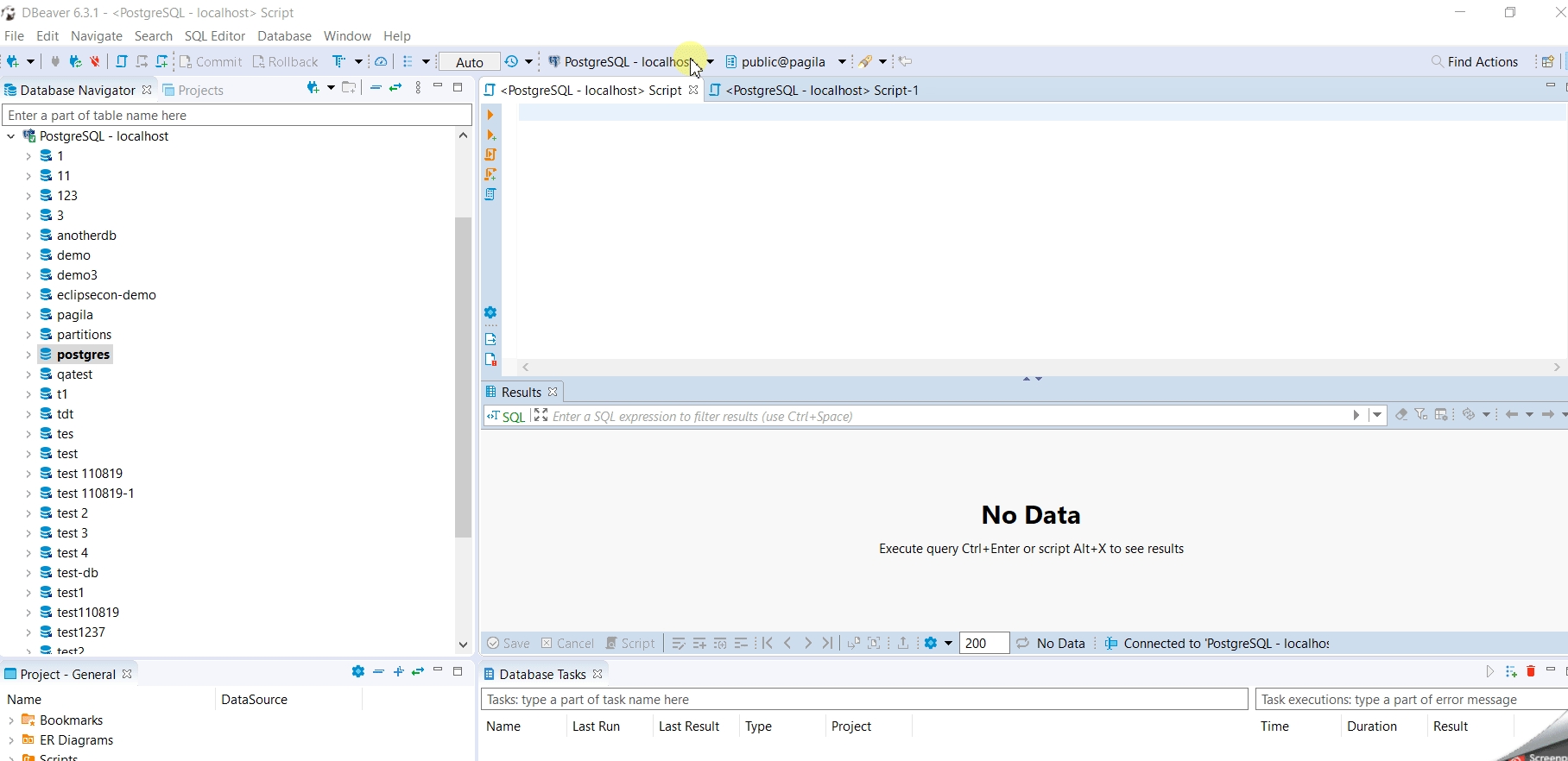 Database changes in SQL editor only after tab reopening · Issue #7435 ...