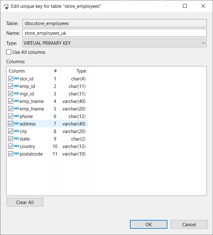 Use All columns button doesn't work as expected · Issue #7455 · dbeaver/dbeaver · GitHub